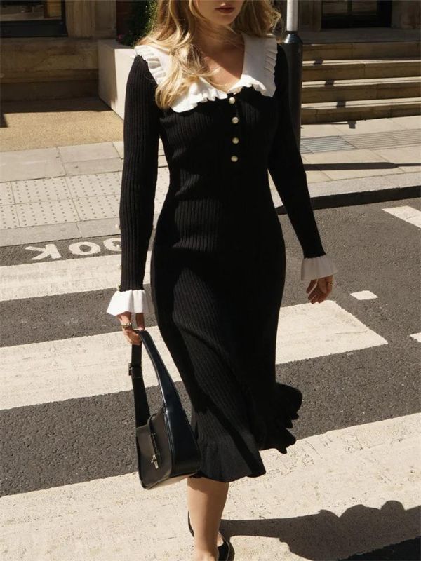Abijah Ruffle Dress - Kvasim (North America)